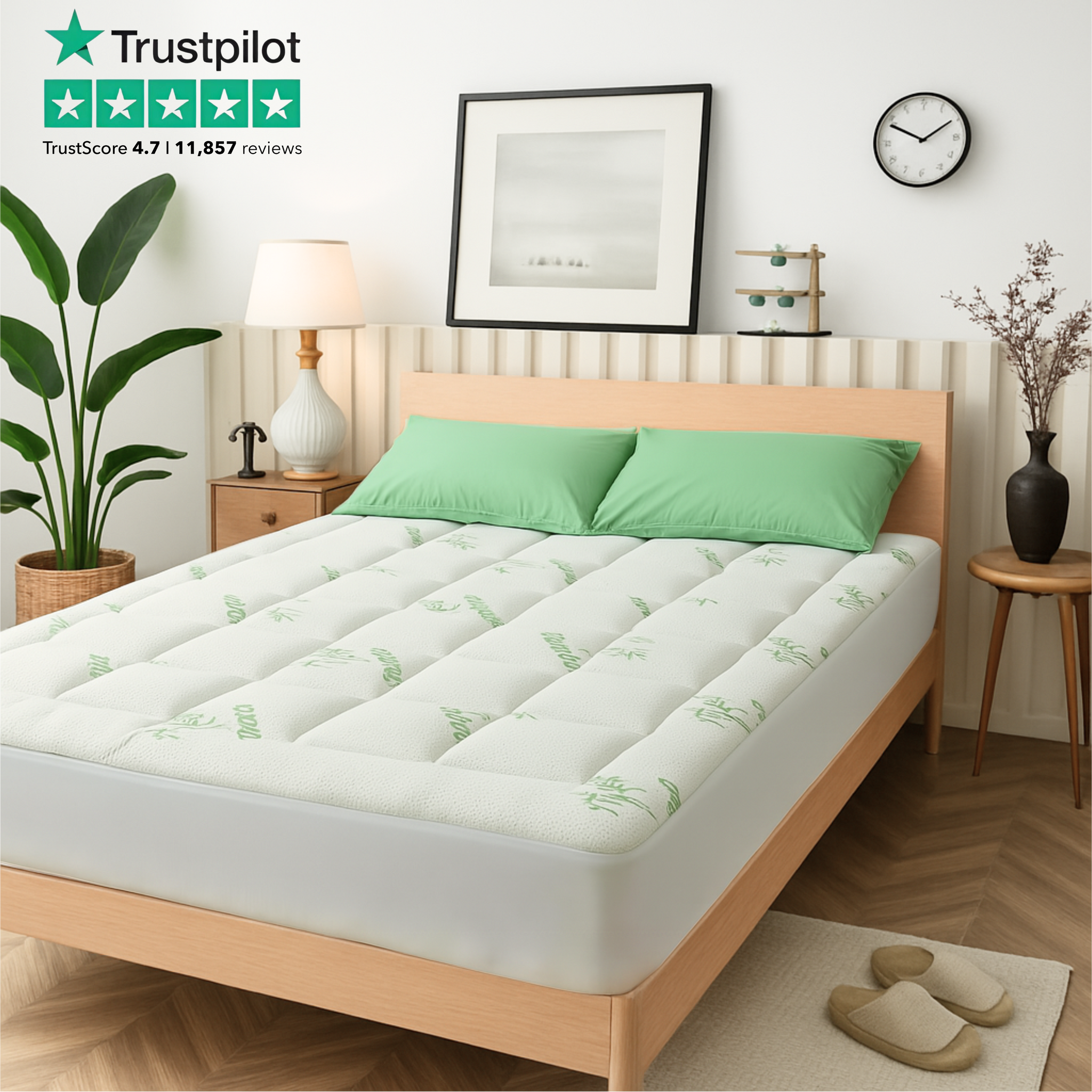 Puravi Bamboo Mattress Topper – PURAVI